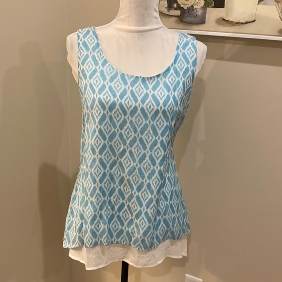 AB Studio | Tops | Ab Studio Blue Top | Poshmark